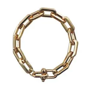 IN CAUDA VENENUM Varuna Link Bracelet - Gold