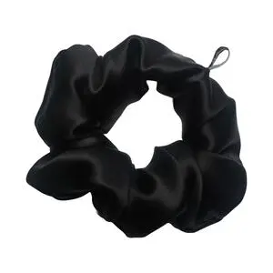 FORMULA S7 Silk Charmeuse Scrunchie - Black
