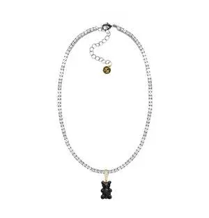 ADRIANA PAPPAS DESIGNS Cz Gummy Tennis Choker - Black