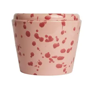 CAROLA FRA I TRULLI Cachepot Vase Rose And Burgundy - Pink