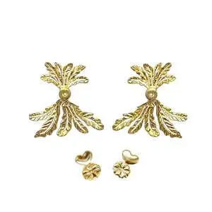 BELLATRICK Detachable Tropical Style Earring - Gold