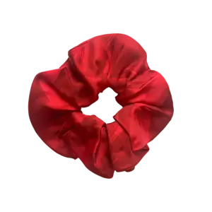 TASH AND LEY Le Labyrinthe Silk Scrunchie - Red