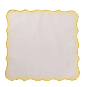 KM HOME COLLECTION Colorful Napkin Set - Yellow