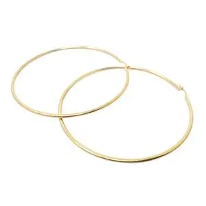 HARFI Plated Hoop Earrings