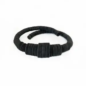 WAIWAI Leather Choker - Black