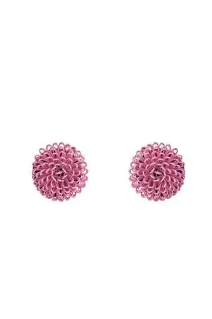 Pat’s Jewelry Flower Clip-on Earrings - Pink