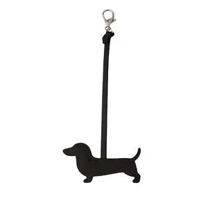 F3ROG BY RANA Sausage Dog Keychain - Black