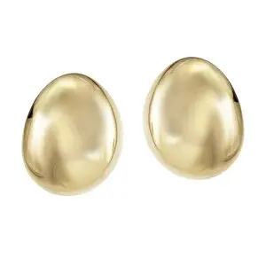BIKO Galina Large Stud Earrings - Gold
