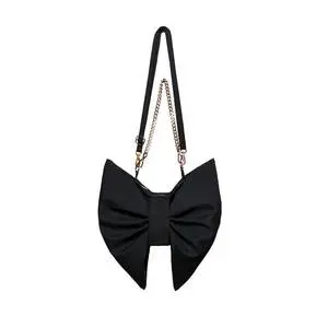 RAINSISTERS Bow Clutch Purse - Black