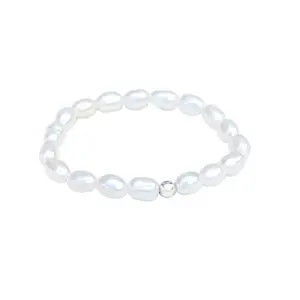 KIRI & BELLE Single Bead Pearl Ring - Silver