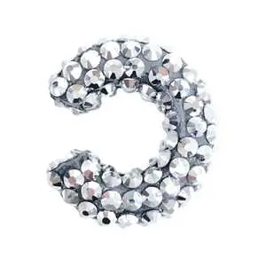 PINAR OZEVLAT Lily Ear Cuff - Silver