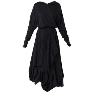 METAMORPHOZA Hooded Midi Dress