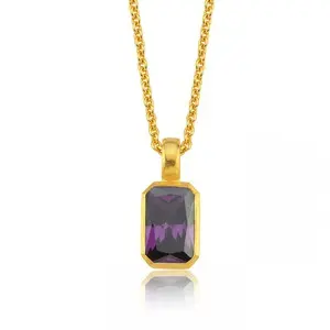 TVENTO The Violara Gold Necklace - Silver