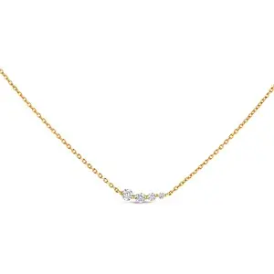 DINNY HALL Shuga Tapering Scoop Necklace - Gold