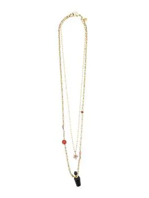 SITA NEVADO Tocador Bottle Pendant Layered Necklace - Black