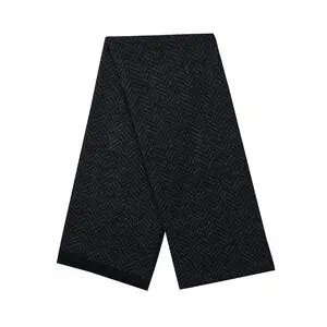 MOHAIR&ANGORA Black / Grey Mohair Shawl Lycia Black-grey - Black/grey
