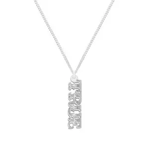 CARTERGORE Sterling "true" Word Necklace - Silver