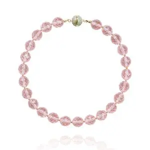 SAULE LABEL Leni Grande Necklace - Pink