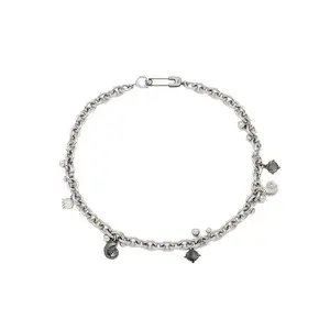 POTOSKA Stella Chain Necklace - Silver