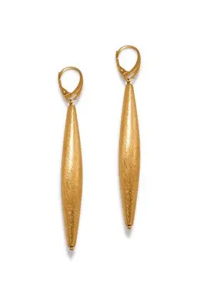 JAREDJAMIN Zeppelin Cora One Drop Earrings - Gold