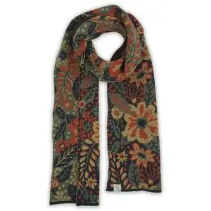 OTTO & SPIKE Black / Yellow / Green Scarves Bliss Bronze, Flaxen Mustard - Black/yellow/green