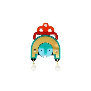 GISSA BICALHO Ixchel Brooch - Green