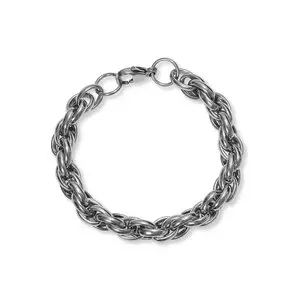 A WEATHERED PENNY Knot Bracelet - Silver