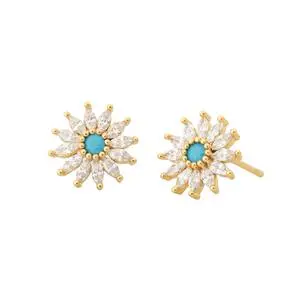STARFISH PROJECT Spark Hope Studs - Gold/blue