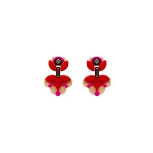 GISSA BICALHO Gissa Bicalho Petunia Pendant Earrings Red