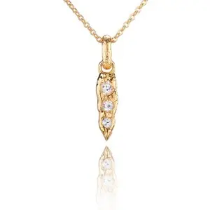 AARIA LONDON Iris Molten Spike Vermeil Necklace - Gold