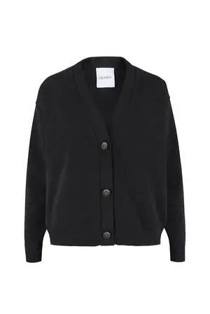 SALANIDA Bene Merino Wool Cardigan - Black