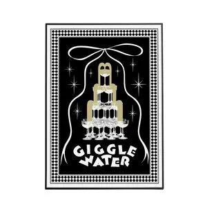 ABI OVERLAND JERSEY Giggle Water Art Print L - Black