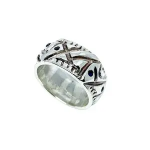 TG-JEWELLERY BY TAMARA GERVASIO Sterling Silver Ring With Sapphires - Blue/silver