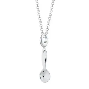 LILY CHARMED Sterling Spoon Charm Pendant Necklace - Silver