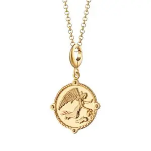 LILY CHARMED Plated Goddess Of Communication Iris Charm Necklace - Gold