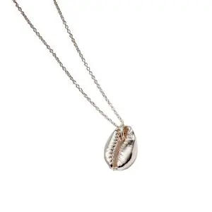 POSH TOTTY DESIGNS Sterling Cowrie Shell Necklace - Silver