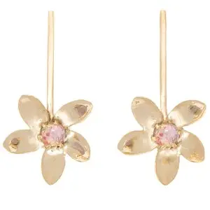 CASTLECLIFF Lantana Earrings - Gold/orange