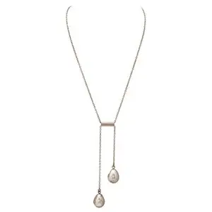 DHWANI BANSAL Boond Pendant With Baroque Pearls - Silver
