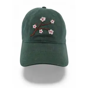 C. GRASSI C. Grassi Crystal Garden Sakura Dad Hat Green