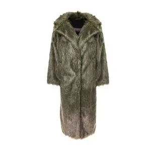 SILVIA SERBAN Long Hair Faux Fur Coat/vest