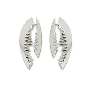 KASUN LONDON Shark Bite Earrings