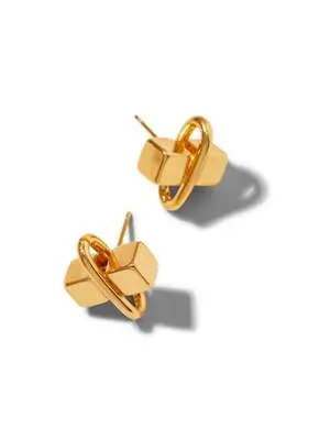 JAREDJAMIN Blockbuster Stud Earrings - Gold