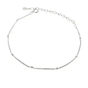 HARFI Dainty Satellite Chain Bracelet - Silver