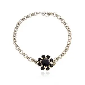 ROSASPINA FIRENZE Florentine Garden Swarovski Crystal Bracelet - Black