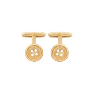 EDGE ONLY Button Cufflinks 18ct Vermeil - Gold