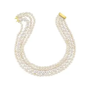 LINYA JEWELLERY Amour Multi Pearl Choker - Gold