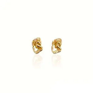 BIO-TRIMMINGS Carrara Stud Earrings - Gold