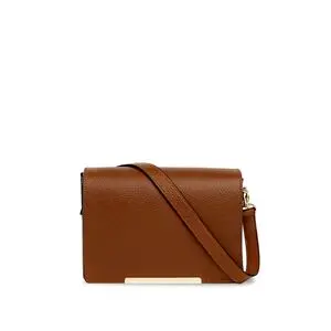 APATCHY LONDON Leather Crossbody Bag - Brown