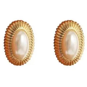 LAMIDE SADIPE Solene Pearl Stud Earrings