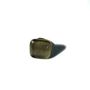 LALA SALAMA Wazi Square Ring - Grey